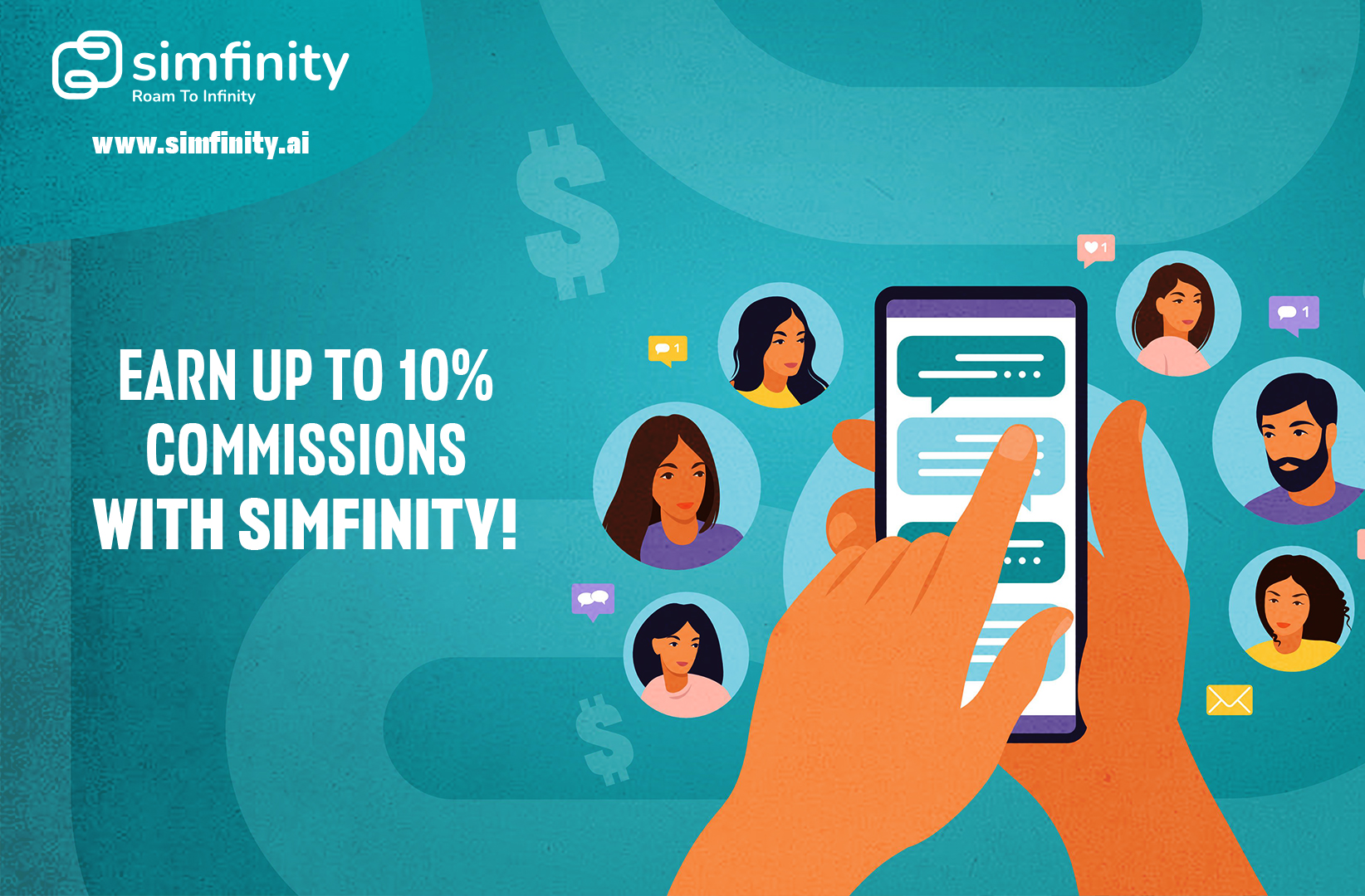 Earn Up to 10% Commissions with Simfinity! - Buy eSIMs for ...