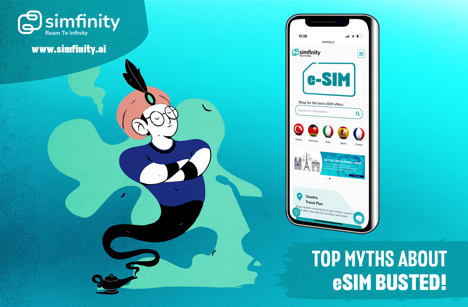 Debunking eSim Myths! - Buy eSIMs for international travel - Simfinity