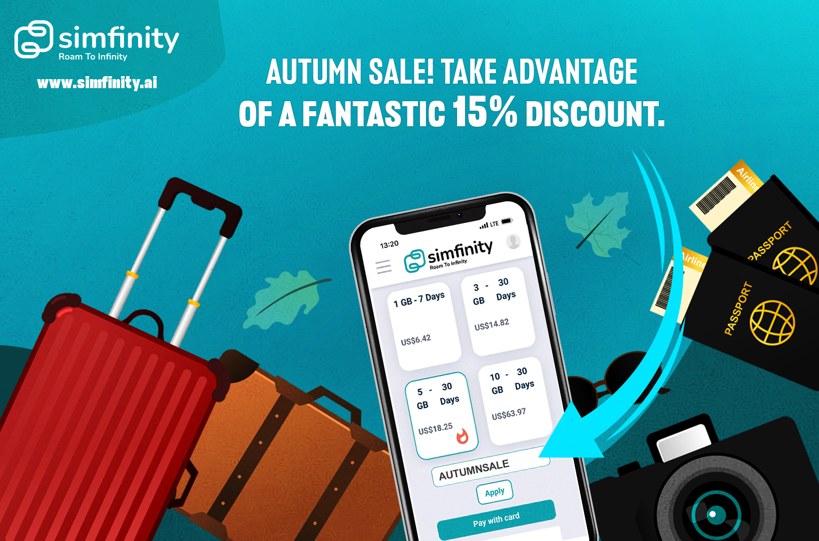 Autumn Sale is Now Live at Simfinity.ai! - Buy eSIMs for international ...